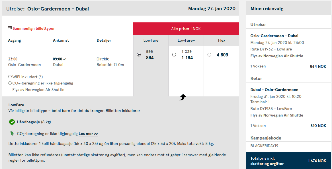 Norwegian Coupon: Up to 30% Discount on its Entire Network