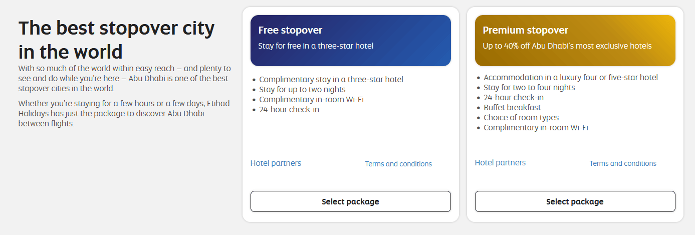 Etihad Stopover Program: Two Free Hotel Nights in Abu Dhabi for Travel ...