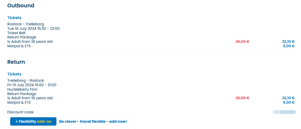 TT-Line Discount Code: Up to 25% Off Ferry Crossings between Germany ...