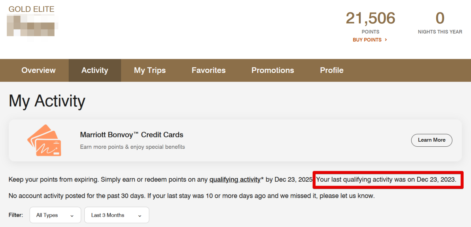 How to Stop Marriott Bonvoy Points from Expiring