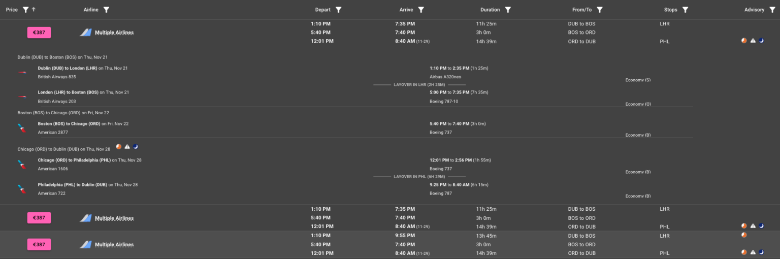 ITA Matrix Powertools: How to Book Flights Directly from the Matrix with Just a Few Clicks (New ...