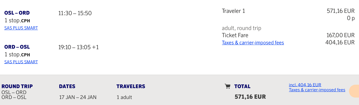 US East and West Coast: €571 SAS Premium Economy from Scandinavia (Incl ...